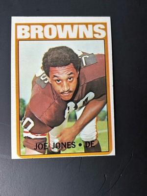 1972 Topps Football #46 Joe Jones EX+ Rookie Cleveland Browns Tennessee ...