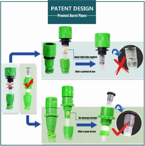 Suplong Expandable Garden Hose 50ft,Expanding Pipe with 50ft, Green | eBay