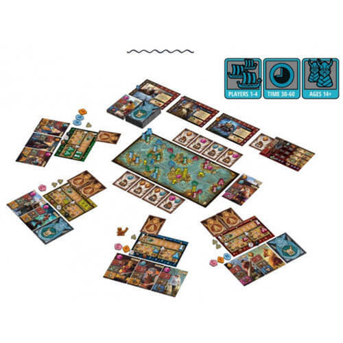 Gamelyn Games Tiny Epic Vikings Game for 1 to 4 Players Ages 14 Years ...