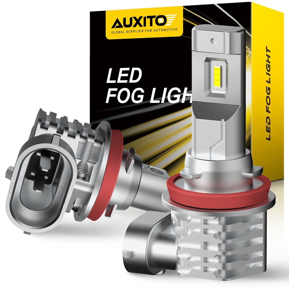 H11 H8 H9 LED Headlight Kit High/Low Beam Bulb Super Bright 6500K White ...