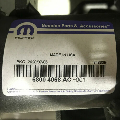 Drive Axle Shaft Assembly Mopar 68004068AC fits 2014 Jeep Wrangler for ...