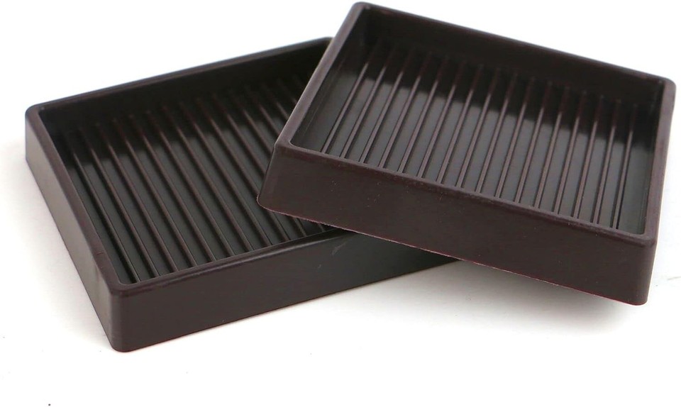 Scotch Caster Cups: 3 in. x 3 in. (Brown) / 2 units 1 Pack | eBay