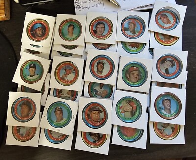 Lot Of 35 Different 1971 Topps Baseball Coins Billy Williams, Al Kaline ...