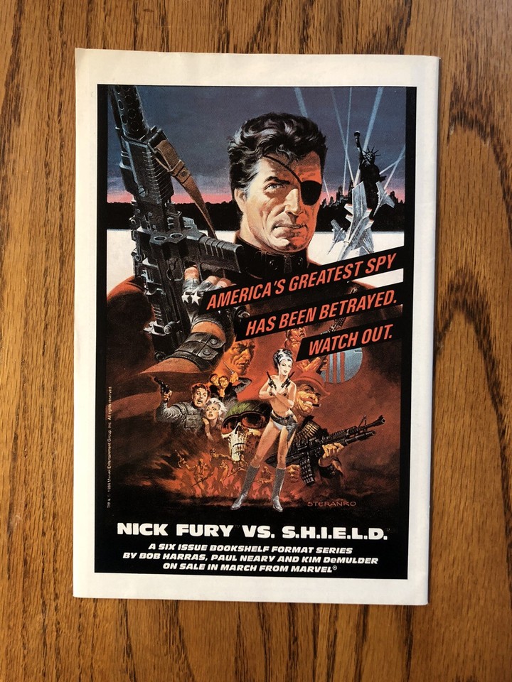 Marvel Age #64 1988 Evolutionary War preview Marvel Comics | eBay