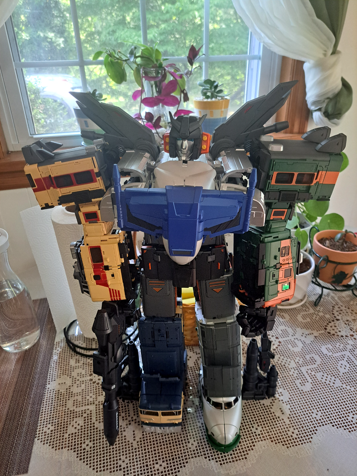 Moon Studios Radiatron Transformers Raiden Trainbots Train Combiner ...