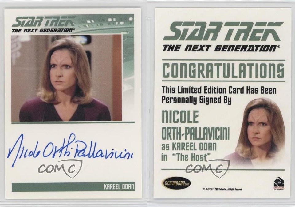 2011 Rittenhouse Nicole Orth-Pallavicini as Kareel Odan Auto 0fr5 | eBay