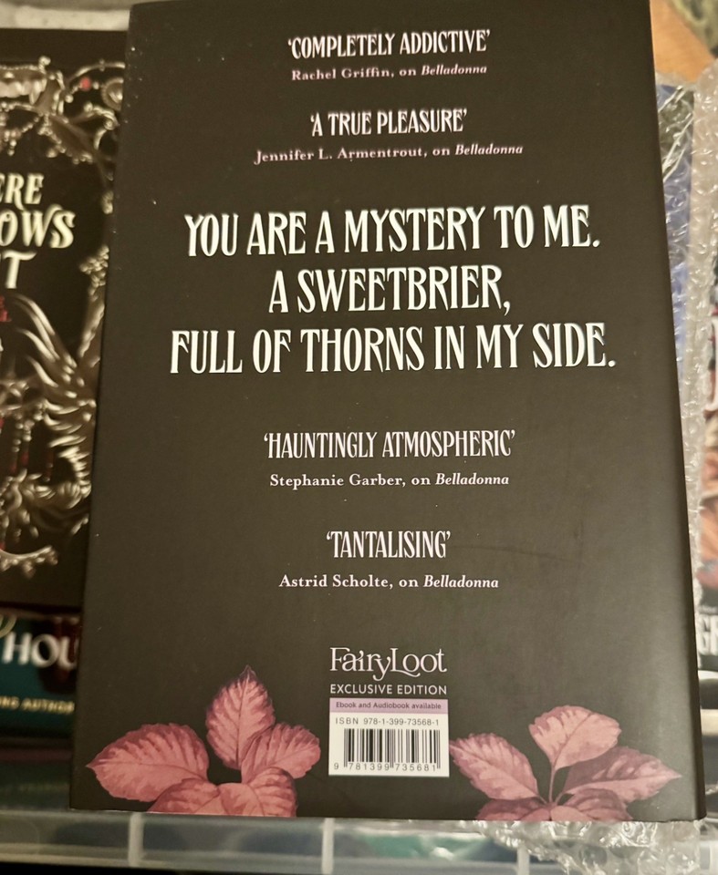 Adalyn Grace SIGNED Wisteria FairyLoot Special Edition Stenciled Edges ...