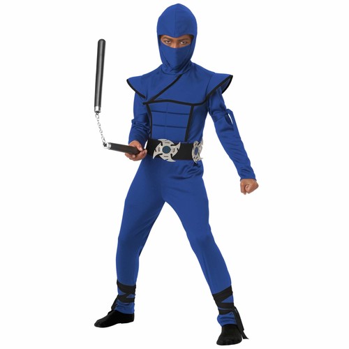 Stealth Ninja Blue Japanese Warrior Asian Book Week Boys Costume | eBay