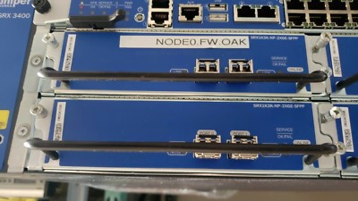 JUNIPER SRX1K3K-NP-2XGE-SFPP Network Processing I/O Card Module SRX3400 ...