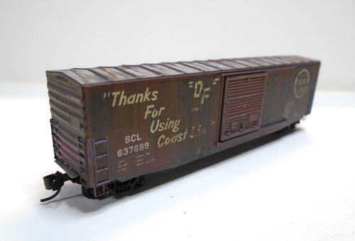 N Scale 50' standard box car, SCL / ex-ACL , Micro trains , rd#637699 ...