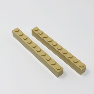 6111 LEGO Parts Brick 1x10 TAN (2) | eBay