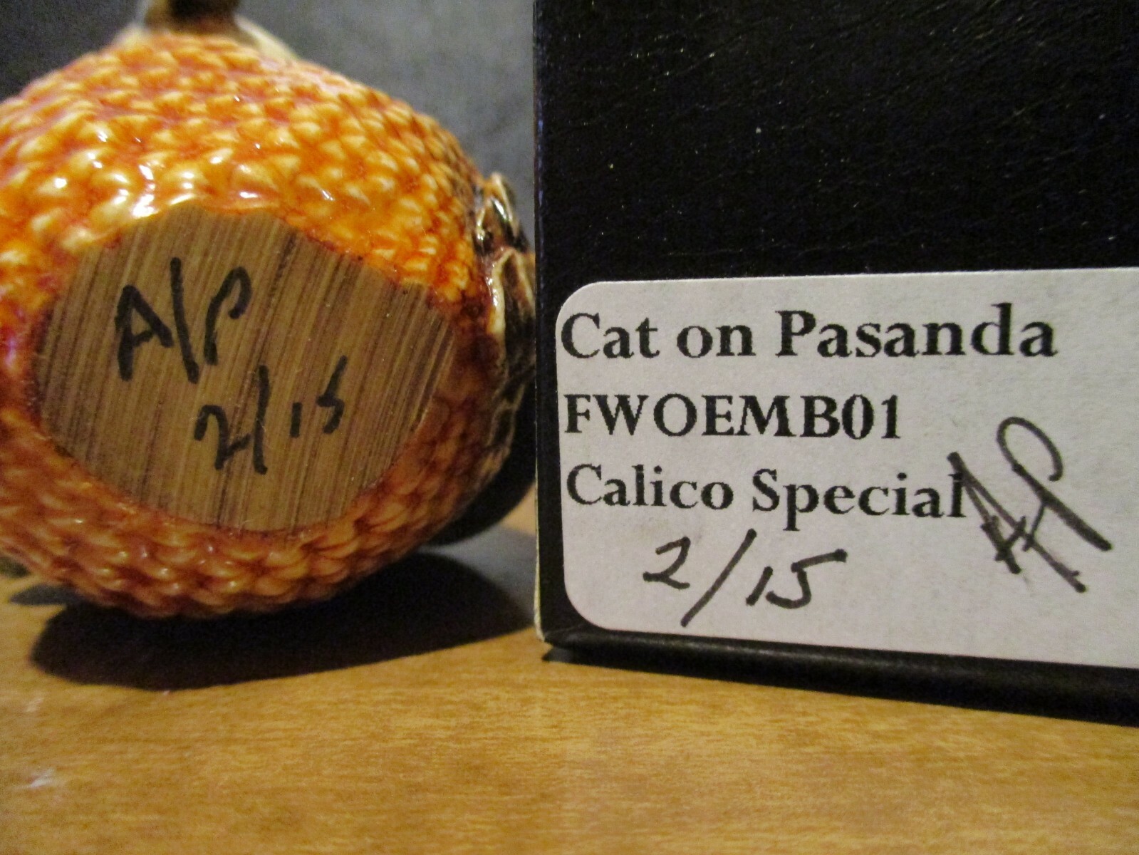 Harmony Kingdom MPs Fragile World Cat on Pasanda Artist Proof Evt Pc 2/ ...