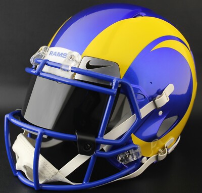***CUSTOM*** LOS ANGELES RAMS Full Size NFL Riddell SPEED Football ...