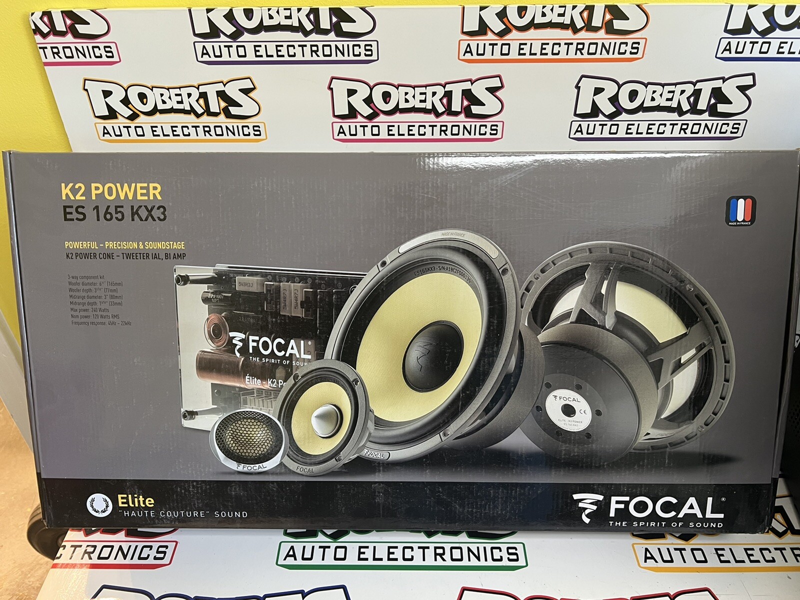 FOCAL ES 165KX3 K2 POWER HIGH-END 3-WAY SYSTEM 6.5" / 165mm BRAND NEW ...