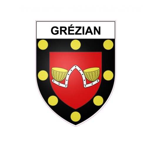 Grézian 65 ville sticker blason écusson autocollant adhésif | eBay
