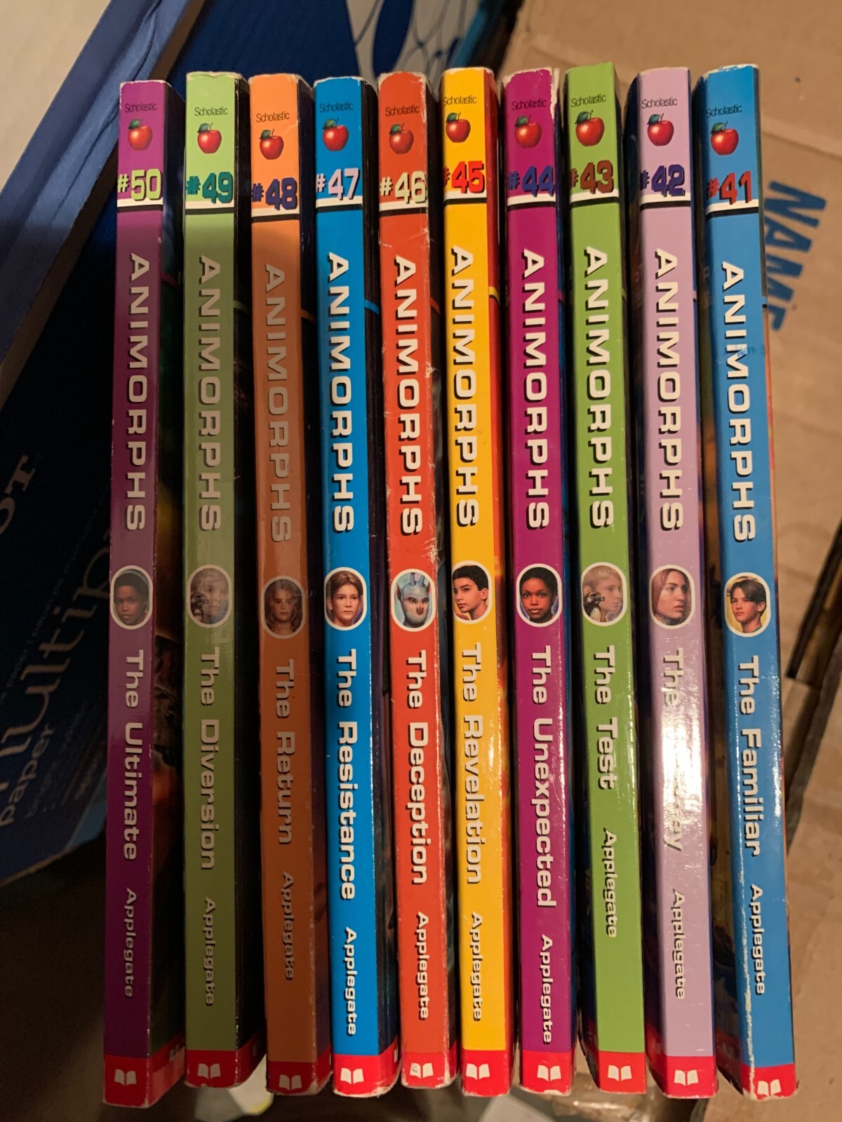 ANIMORPHS complete series 41-50 set Applegate 41 42 43 44 45 46 47 48 ...
