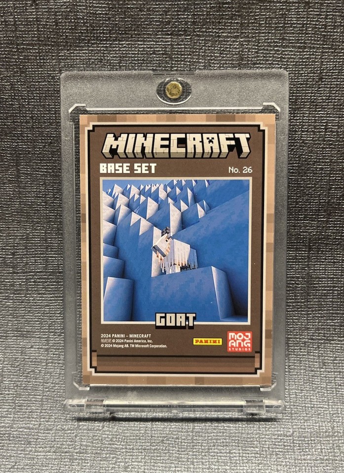 2024 Panini Minecraft GOAT CUBIC FOIL PARALLEL #26 Base Set | eBay