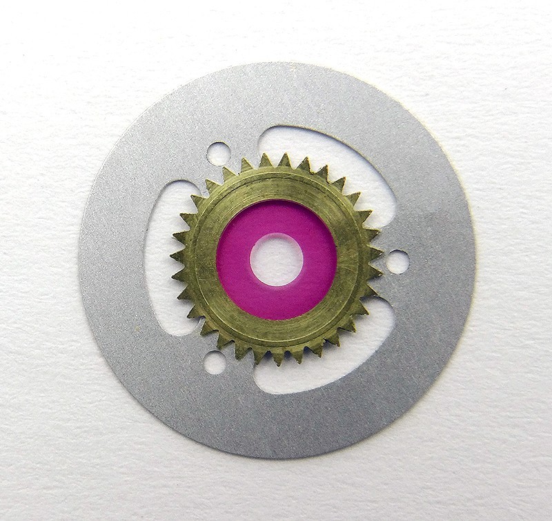 Genuine Rolex 2135-6900 Serif Open 6 Beige Date Wheel Disc Ladies Watch ...