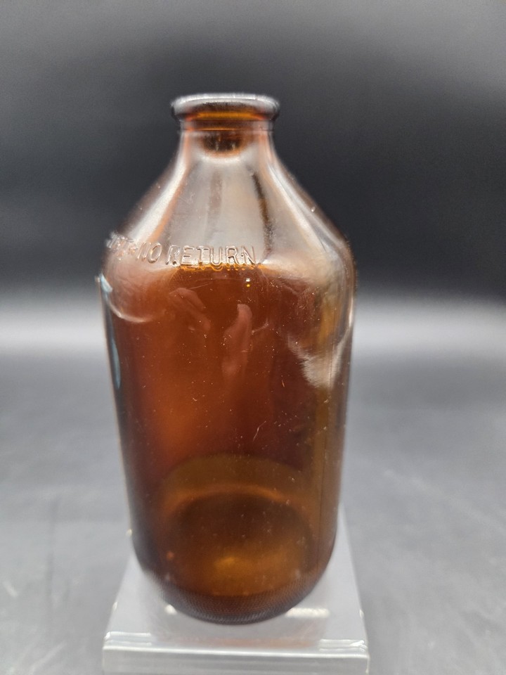 Early Fauerbach CB Beer Glass Bottle 12oz Shortie Madison Wi Tough ...