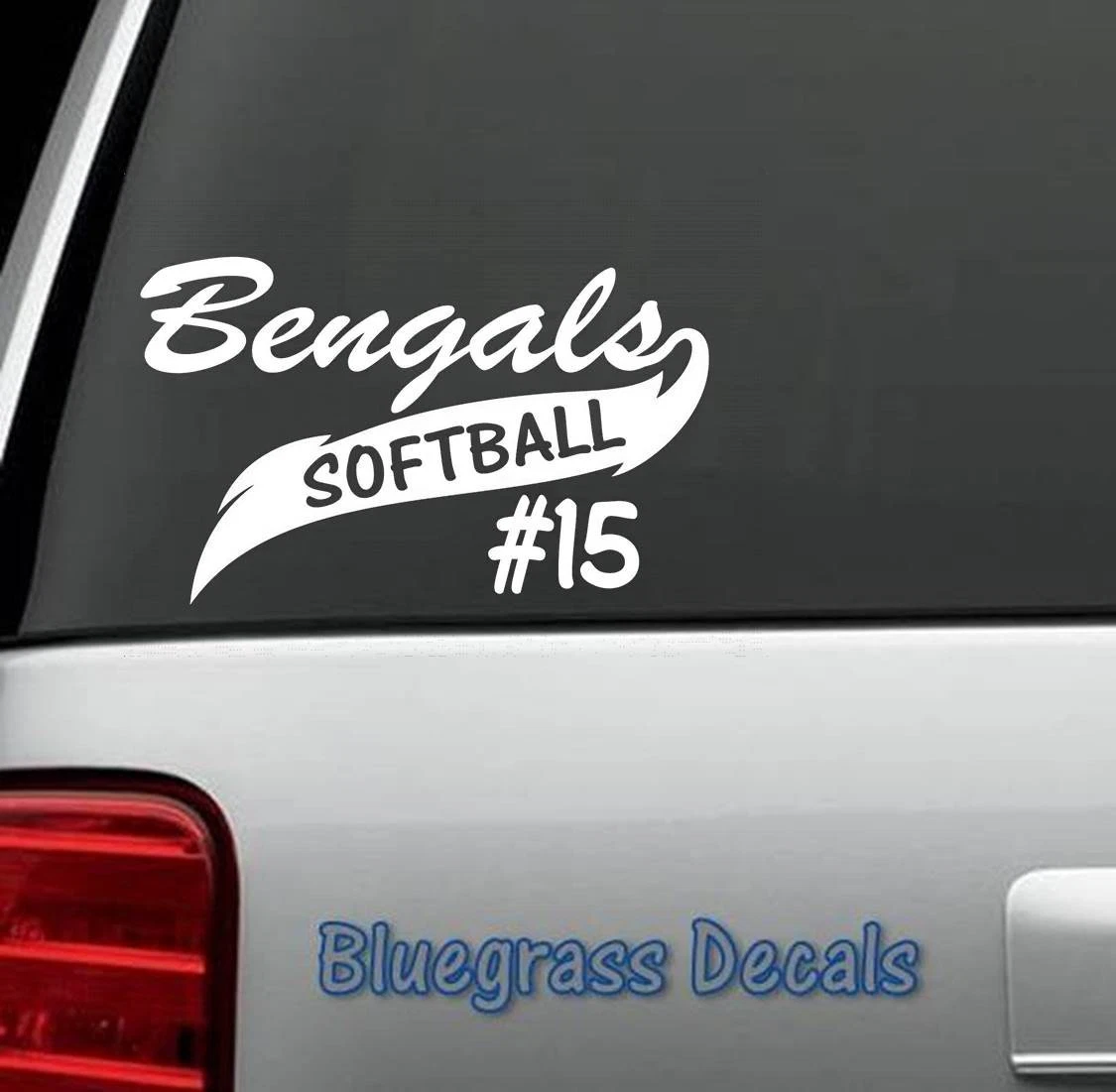 Softball Decals For Cars