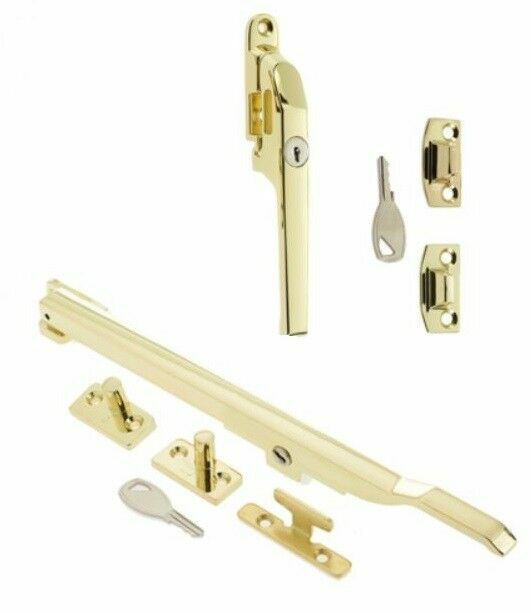 ERA Craftsman Casement Window Handle Fastener Locking Gold 0j005 - for ...