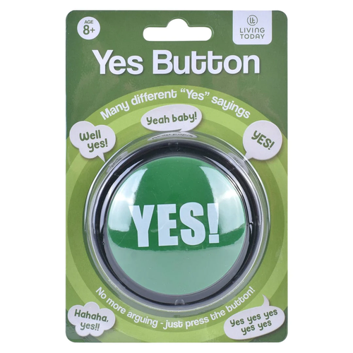 NEW The Yes Button - 10 Different Sayings - Novelty Gift | eBay Australia