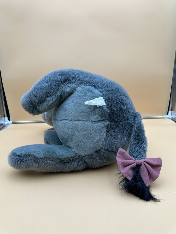 Disney Store Eeyore Super Plush Detachable Tail Stuffed 15" Winnie The ...