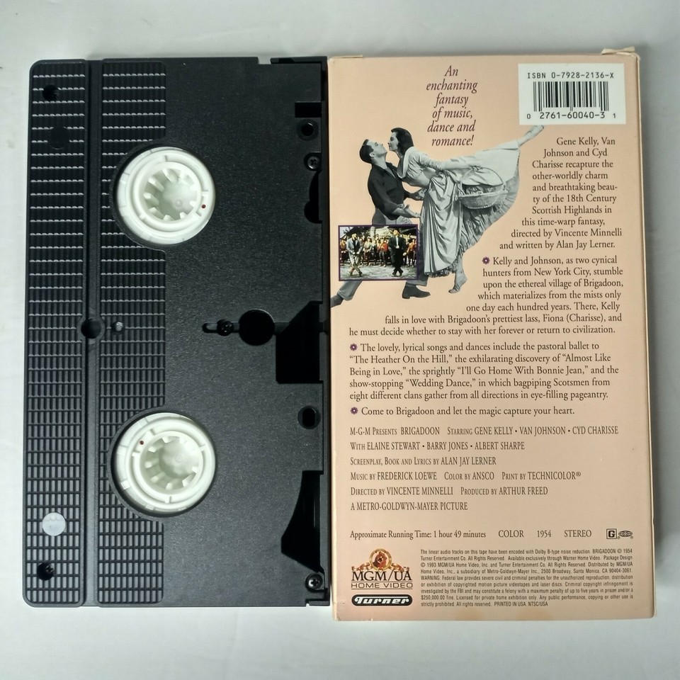 Brigadoon (VHS, 1988) Like New Never used | eBay