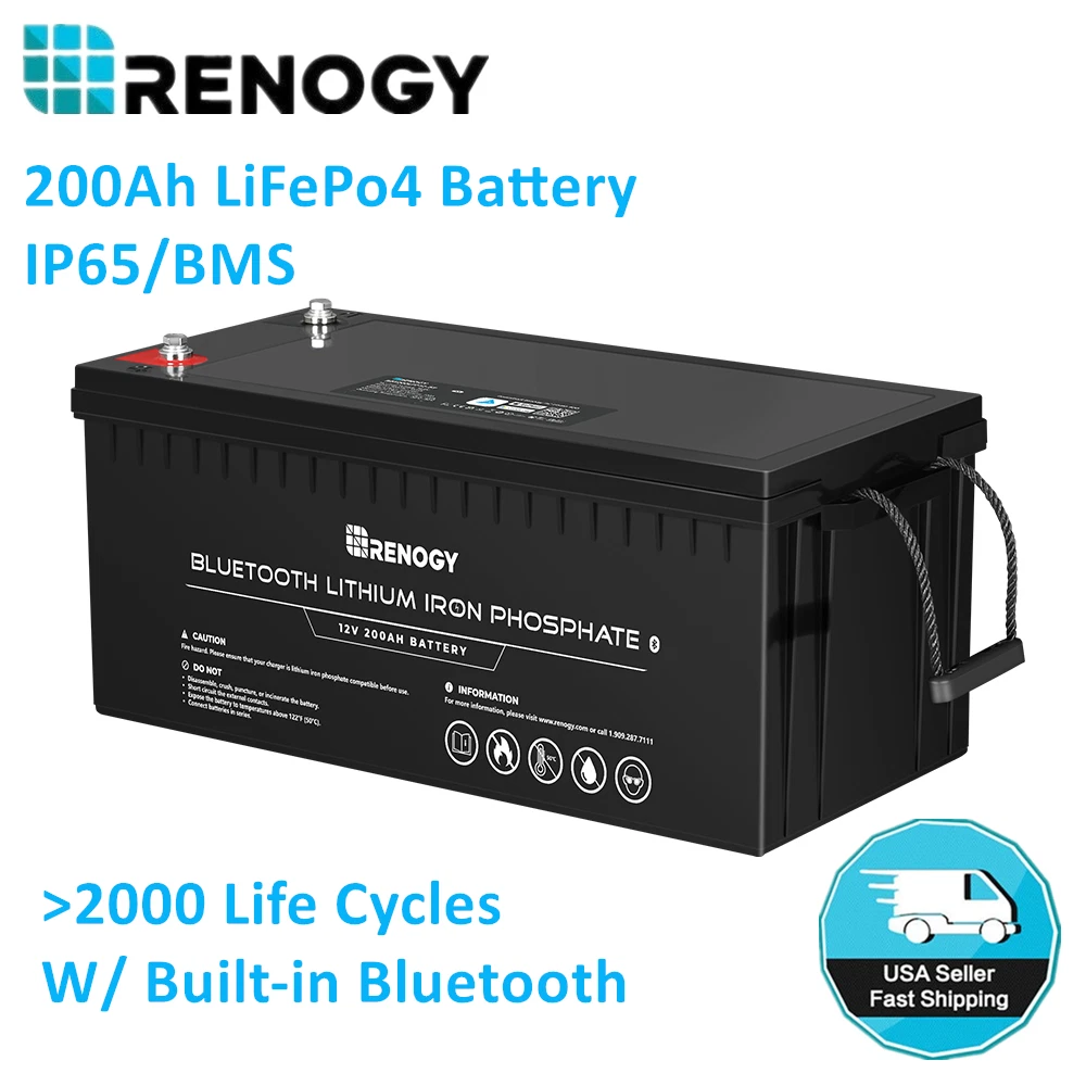 Renogy 200Ah Core Series Deep Cycle Lithium Iron Phosphate, 58% OFF