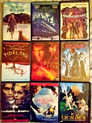 Classic Fantasy Movie Lot--9 DVDs! Free Shipping! | eBay
