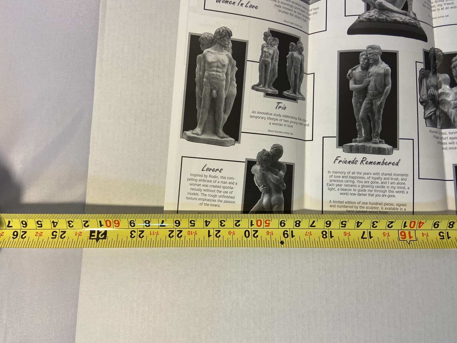 Rare VTG HTF WAYNESART Sculpture (Wayne Hampton) - Brochure Two Sided ...