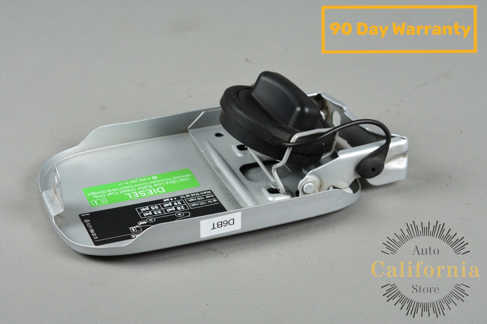 07-09 Mercedes W211 E320 E350 E550 Fuel Gas Tank Lid Door Silver ...