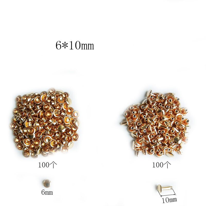 Double Cap Rivets Stud Rapid Rivets Leather Craft Repair 5mm 8mm 9mm ...