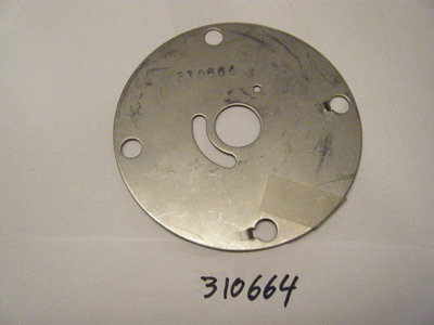 NEW OMC WATER PUMP BASE PLATE PN 310664 | eBay
