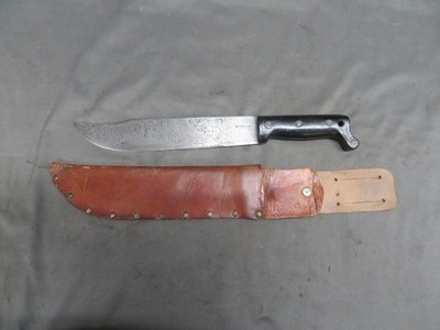 WWII US GI THEATER MADE FIGHTING KNIFE-MADE FROM M1942 MACHETE-DISSTON ...