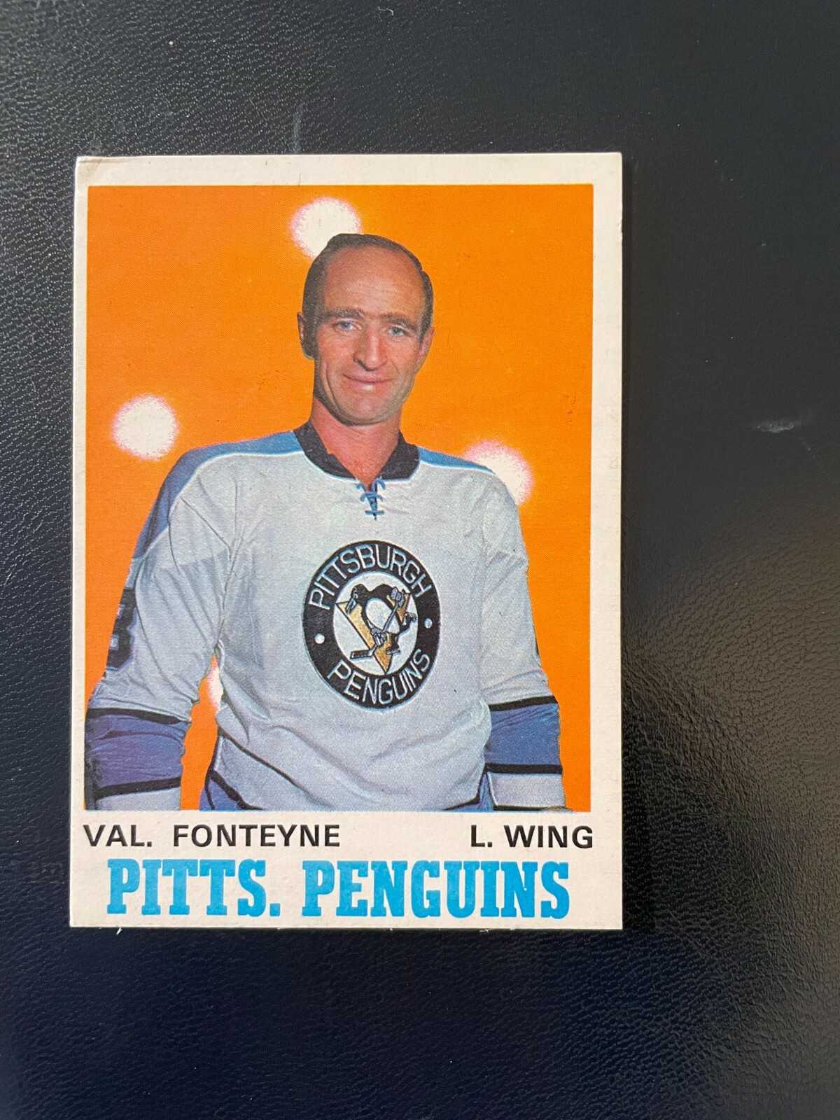 1970-71 O-Pee-Chee ( OPC ) Hockey #208 Val Fonteyne - Pittsburgh ...