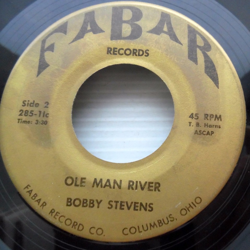 BOBBY STEVENS 45 easy to say hard to do Ole man river 1960 TEEN on ...