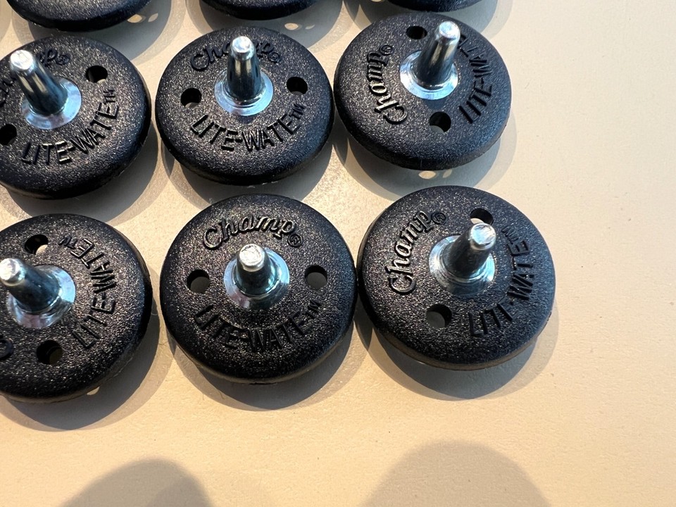 CHAMP Golf Spikes small metal thread 24 Lite-Wate USA Made! | eBay