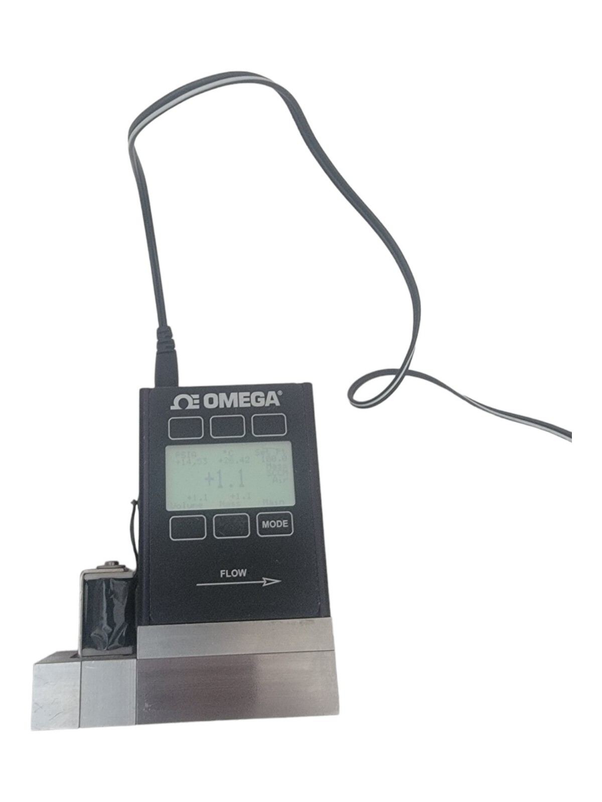 OMEGA FMA-2617A Mass Air Flow Sensor, 100 cc/min, 145 psi, 12 V, 30 V ...