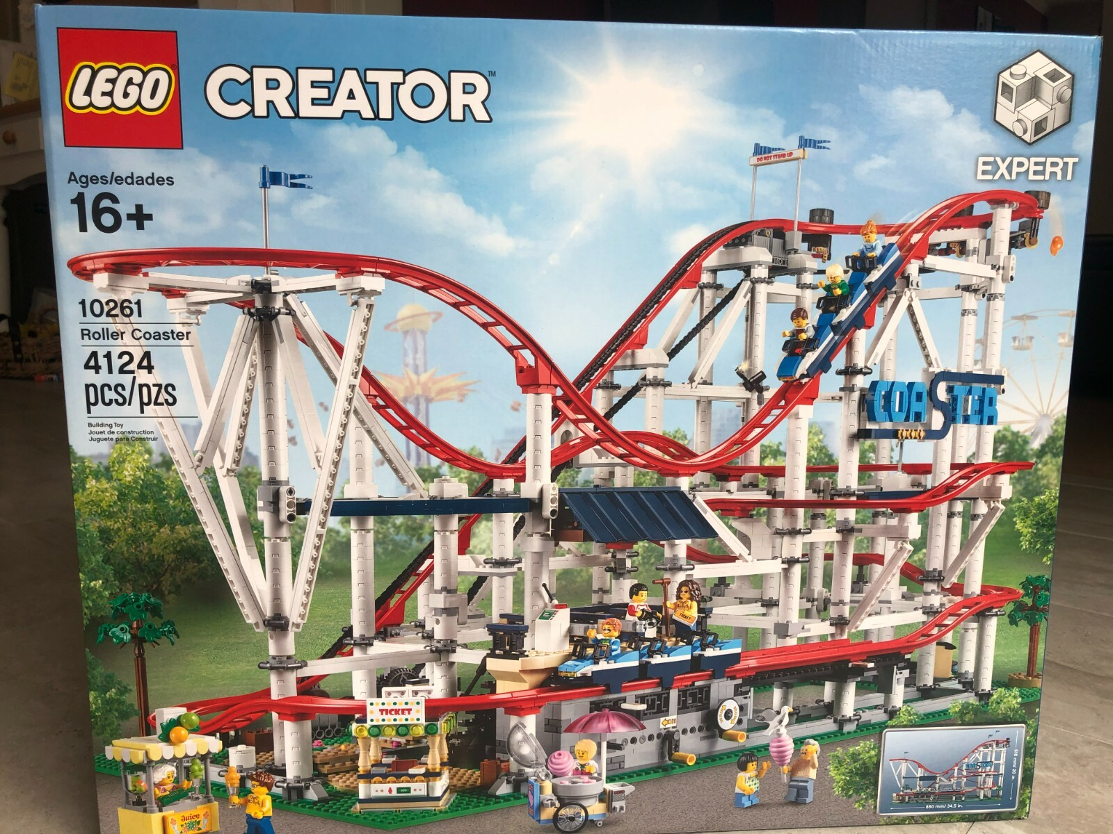 Lego Creator Roller Coaster 10261 Building Kit 4124 Pcs Collectible ...