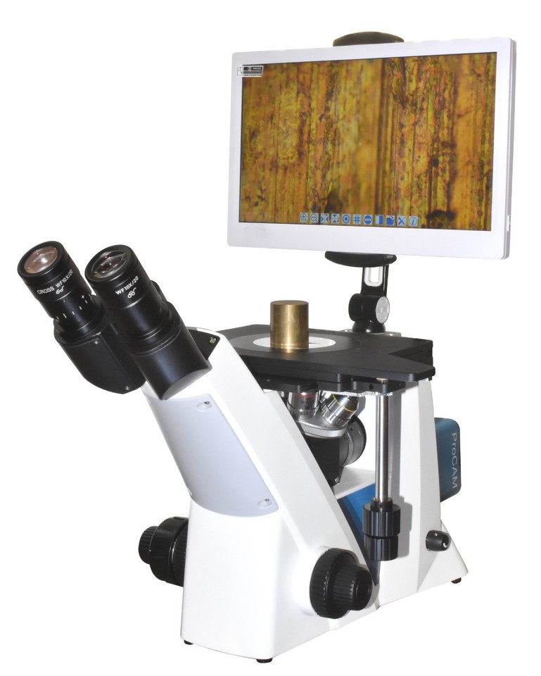 Inverted Metallurgical Material Science Grain Size Microscope w 4K ...