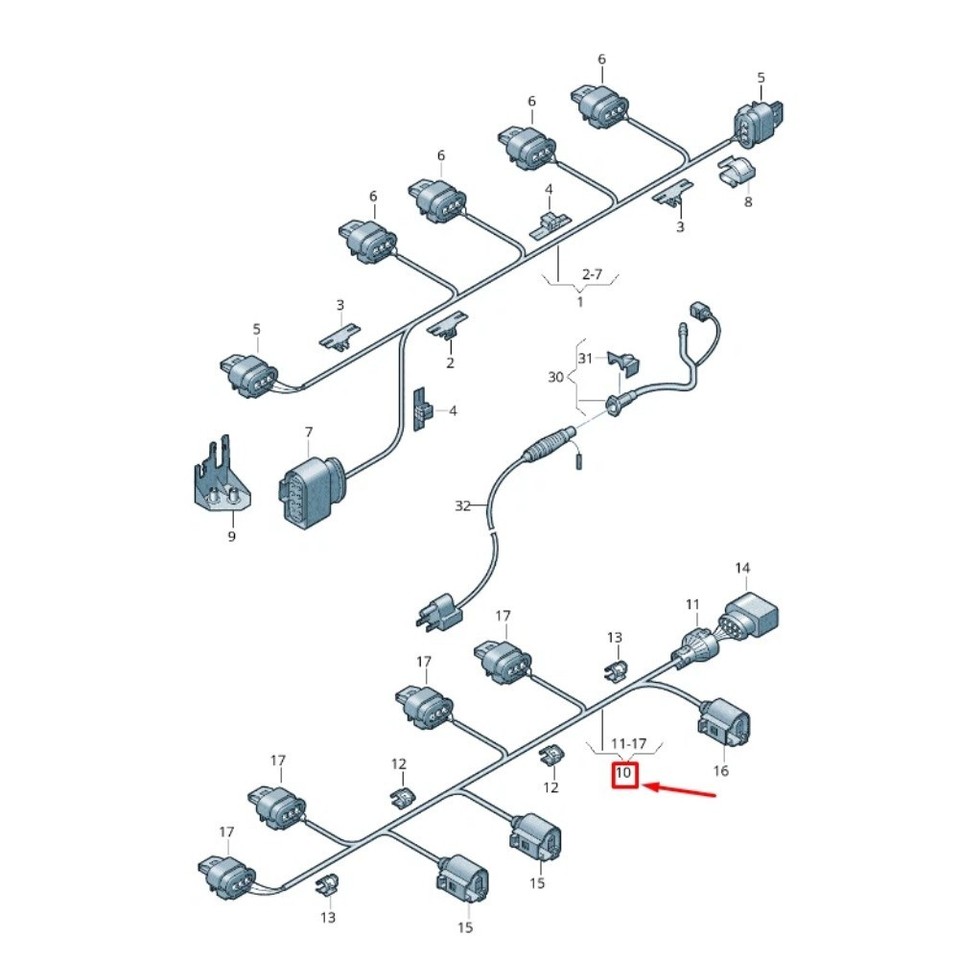 Rear Bumper Harness Metal Construction Non-deforming Direct Replacement ...