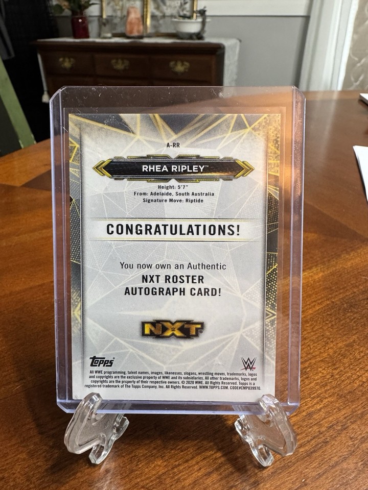 2020 Topps NXT Rhea Ripley Rookie Autograph | A-RR | eBay