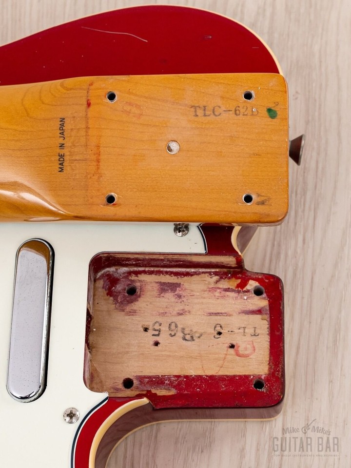 1989 Fender Telecaster Custom ‘62 Vintage Reissue TL62B-650 Candy Apple ...
