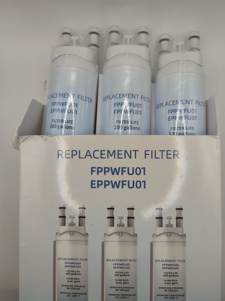 3 Pack Replacement For Frigidaire FPPWFU01 PWF-1 Water Ice Refrigerator ...