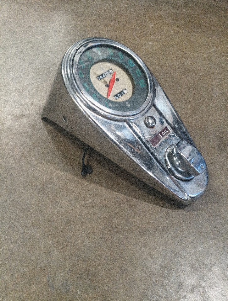 Harley Davidson Panhead Shovelhead Dash And Speedometer FLH | eBay