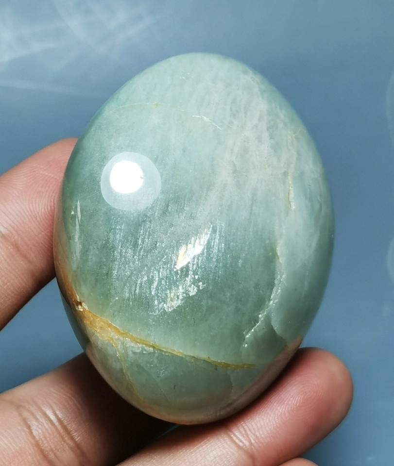 Rock Natural Green Moonstones Garnierite Nickel Gemstone Palm ...