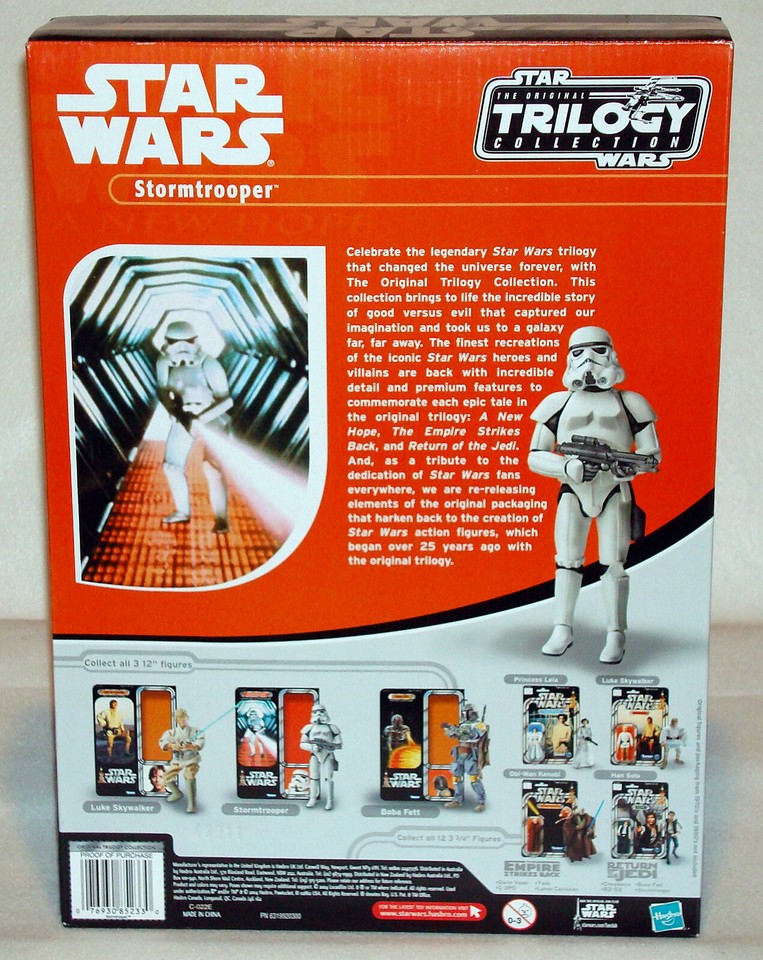 STAR WARS ORIGINAL TRILOGY COLLECTION STORMTROOPER LARGE FIGURE | eBay