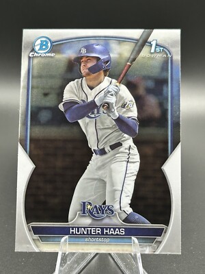 2023 Bowman Draft Chrome Hunter Haas Bowman 1st Rays #BDC-160 | eBay