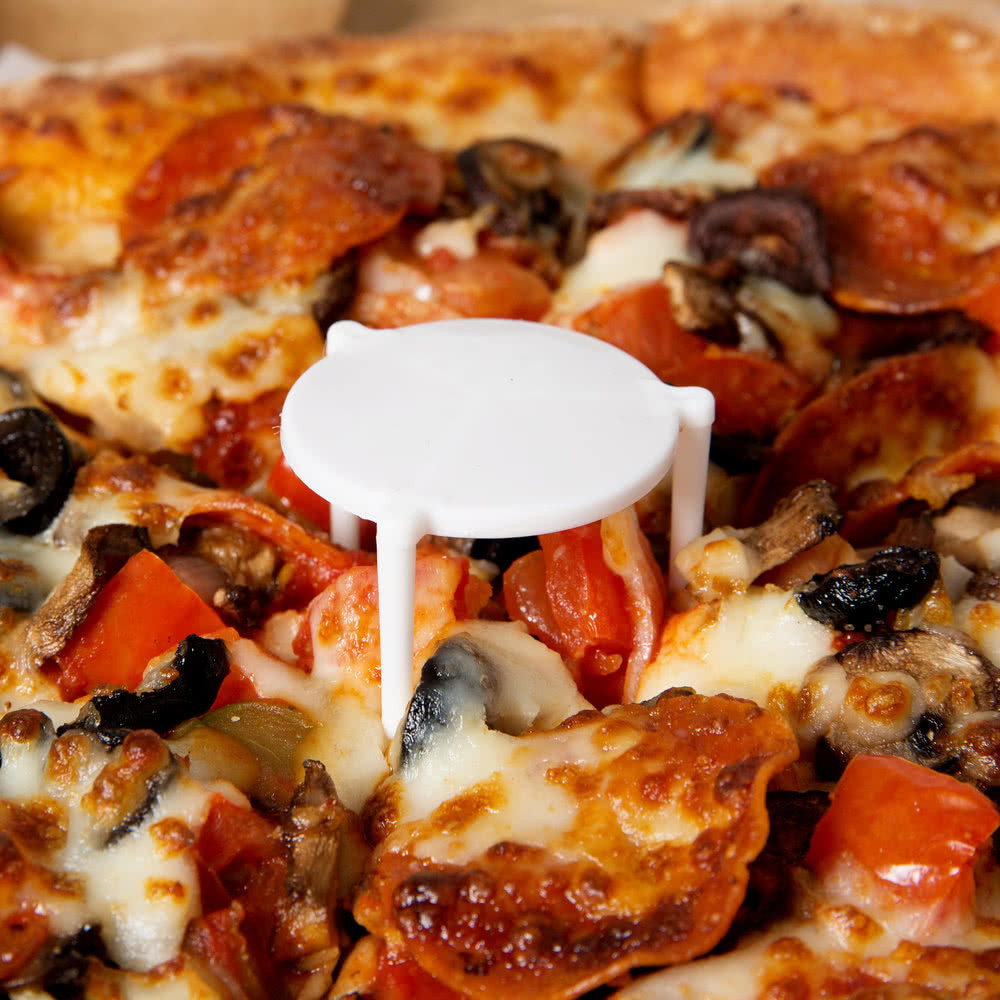 Pizza Supplies 100pcs Pizza Box Savers - Plastic Tripod Stands To ...